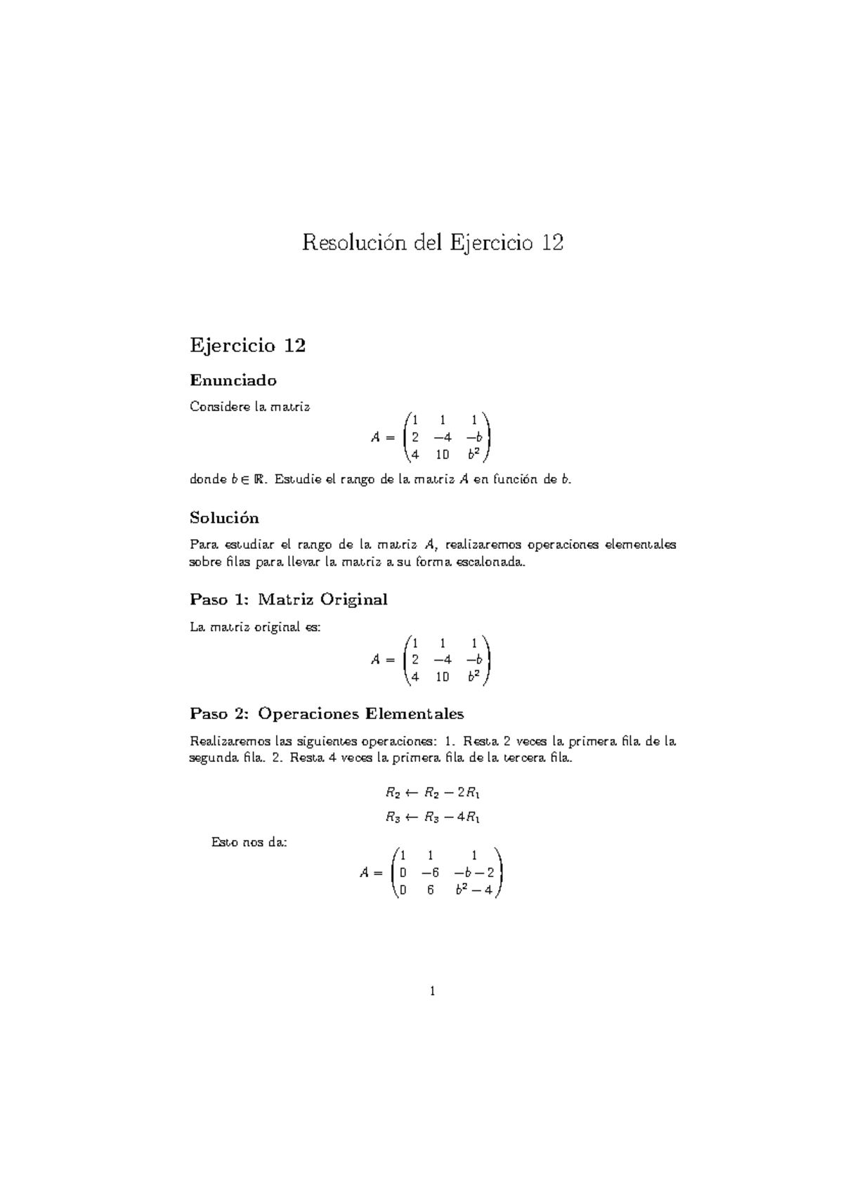 333 - nada - Resoluci ́on del Ejercicio 12 Ejercicio 12 Enunciado ...
