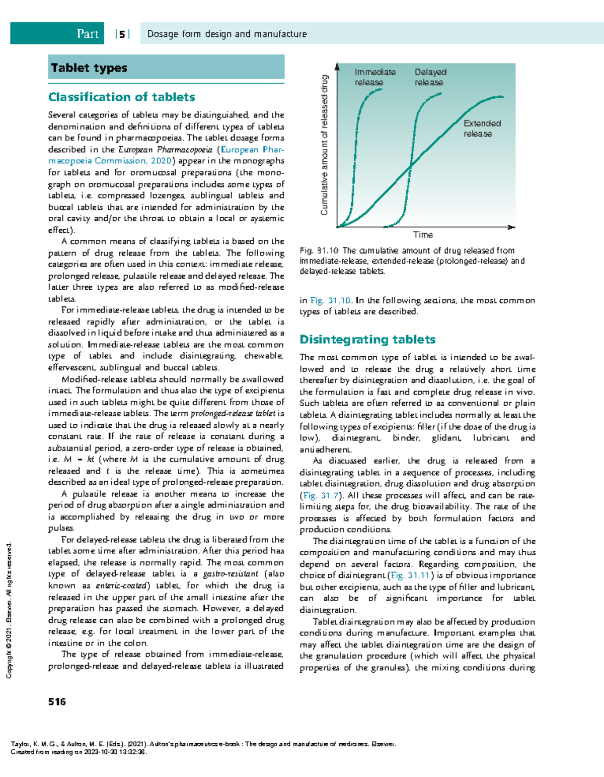 Aulton's Pharmaceutics E-Book The Design and Manuf - Tablet types ...