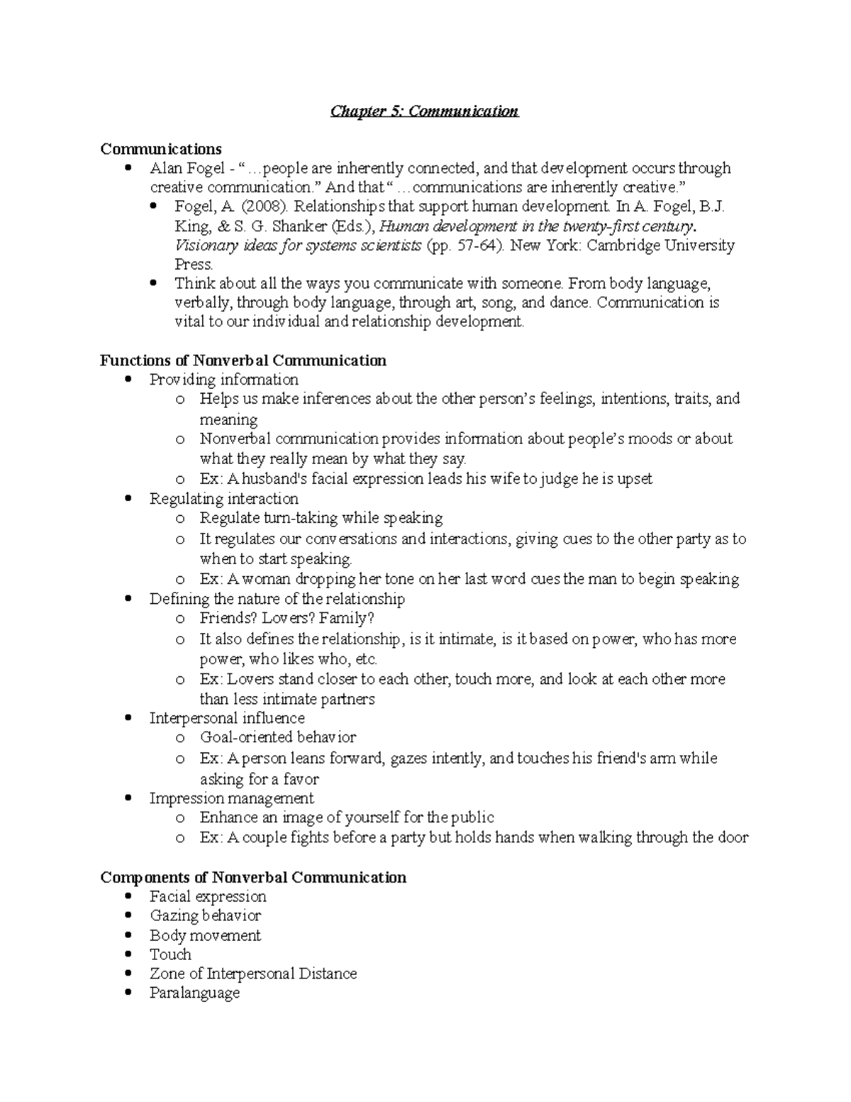 L5 Communication - Dr. Shera Corinn Thomas-Jackson - Chapter 5 ...