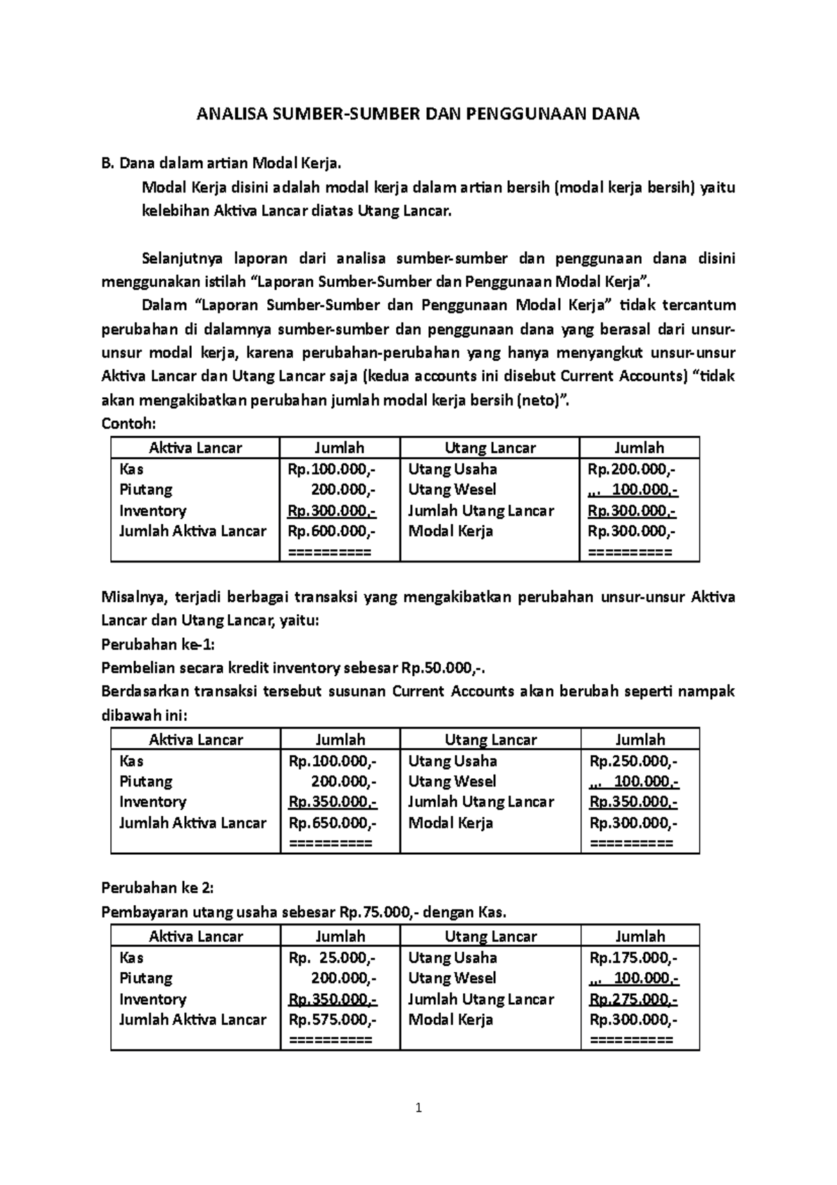 Analisa Sumber DAN Pengg. MK - ANALISA SUMBER-SUMBER DAN PENGGUNAAN ...