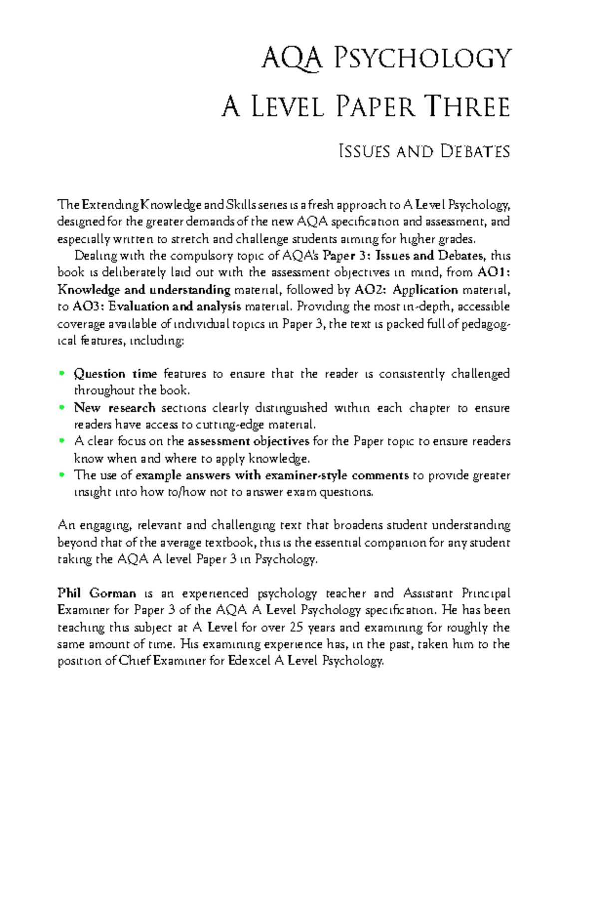 9780429355004 previewpdf - AQA Psychology A Level Paper Three Issues ...