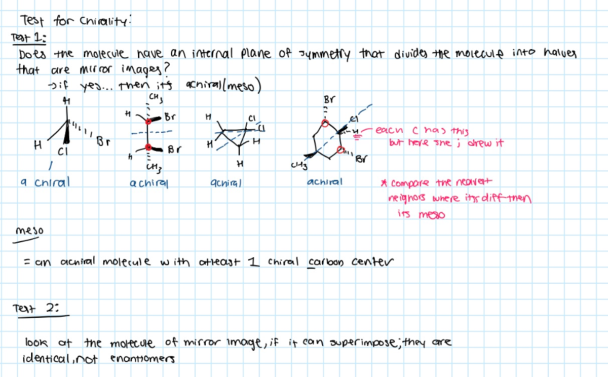 Screenshot 2024-09-27 at 3.21.44 PM - Test for Chirality Test 1: Does ...