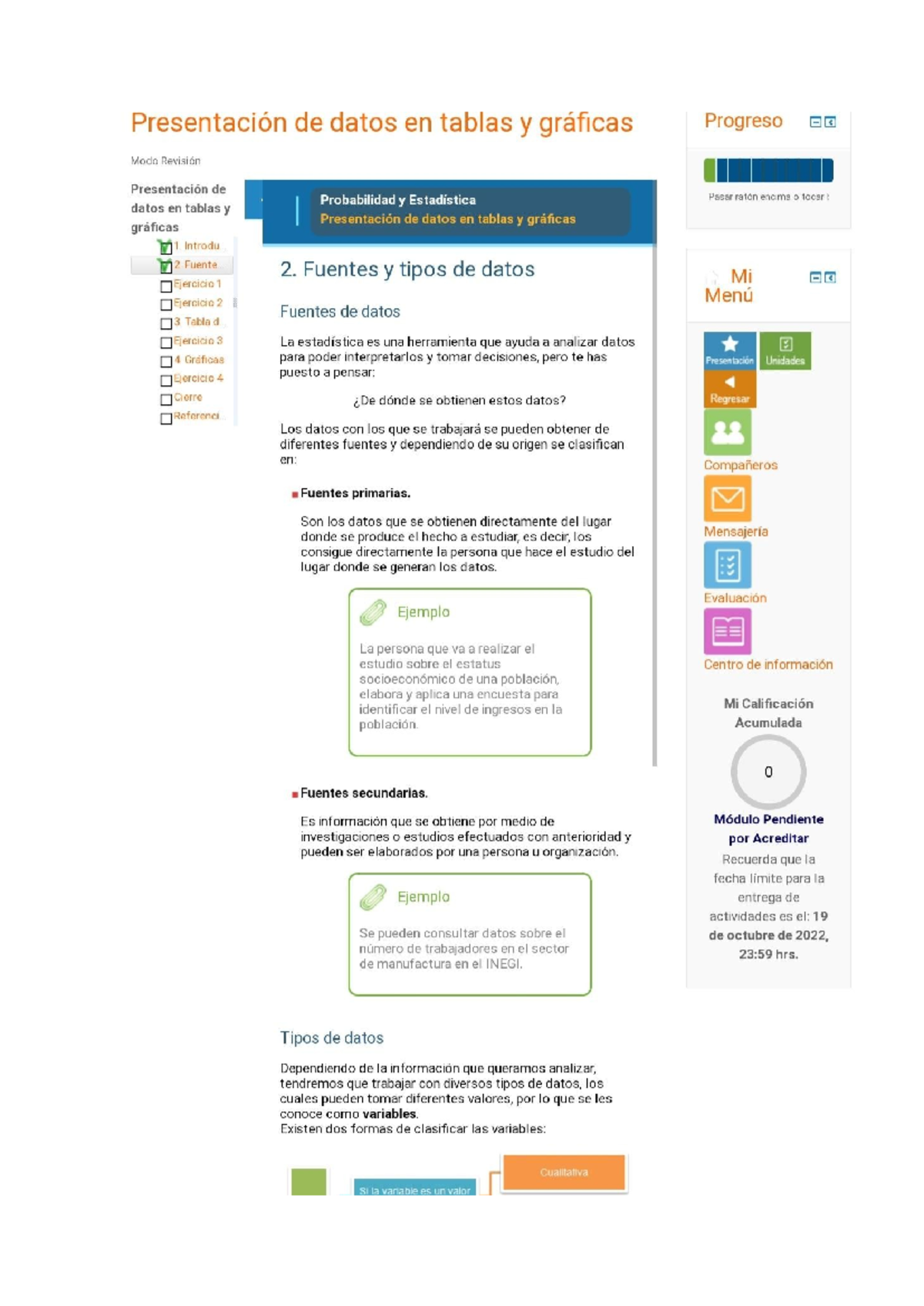 Presentación de datos en tablas y gráficas - probabilidad y estadistica ...