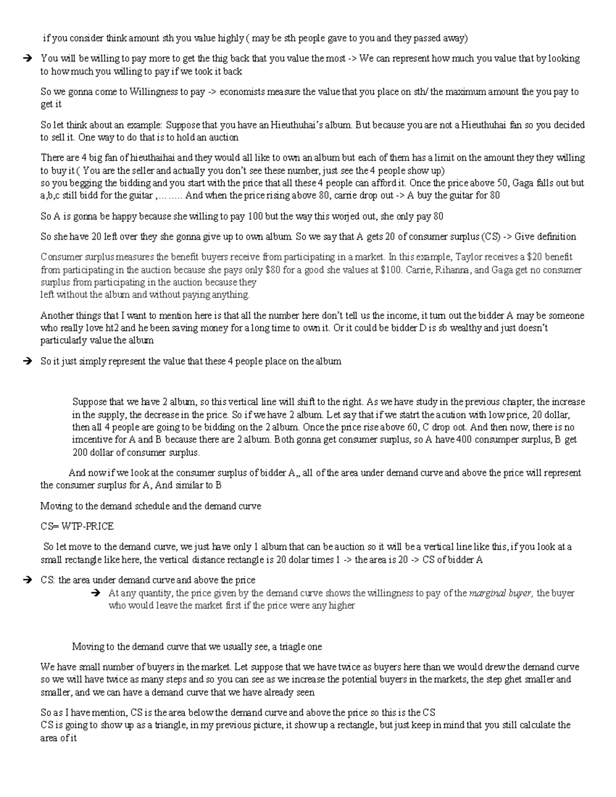 Chapter 7 - if you consider think amount sth you value highly ( may be ...