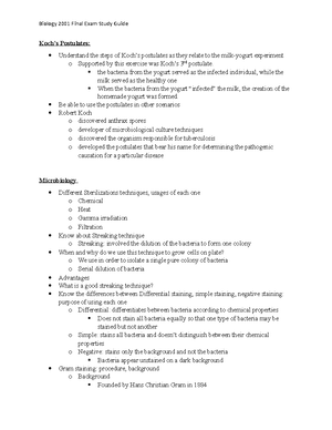 Koch's Postulates Lab Report - BIOL 2001 Spring 2020 Due date: Friday ...