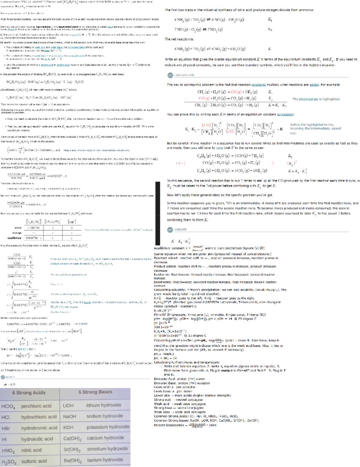 Cheat Sheet 2 - CHEM 10401 - Studocu