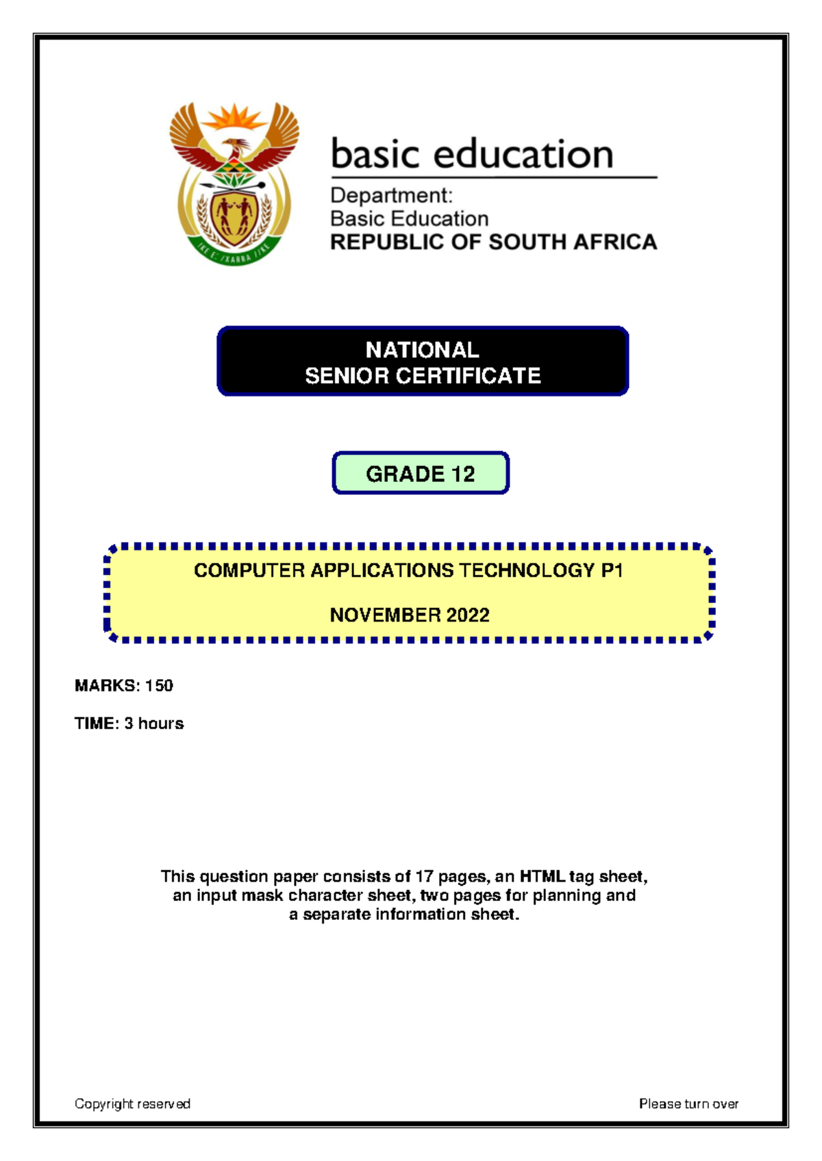 practice paper using g12 to be able to answer questions when you write ...