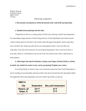 Meterology Assignment 3 - Britney Vazquez Professor Lopez MET 2010C 7/15/ Meteorology ...