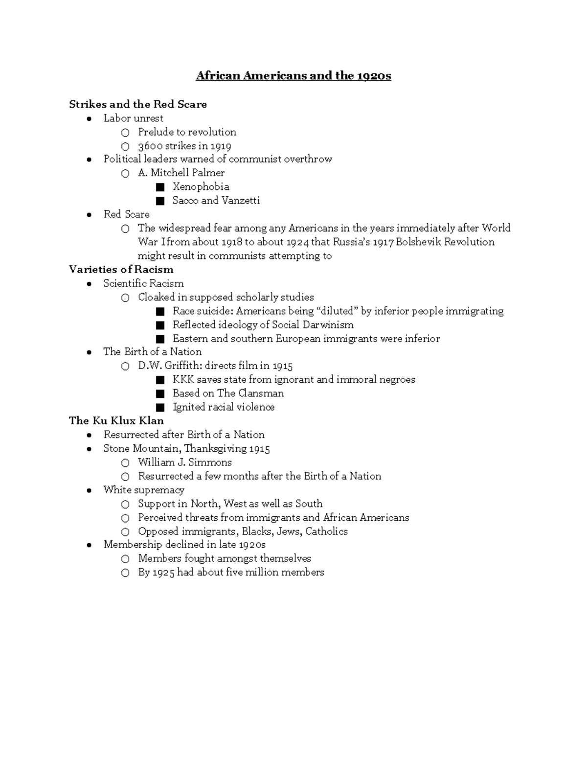 Pearson Chapter 7 - African Americans and the 1920s - African Americans ...