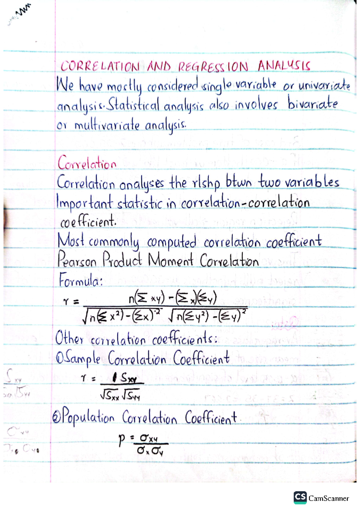 Correlation and regression analysis - inferential statistics - Quantity ...