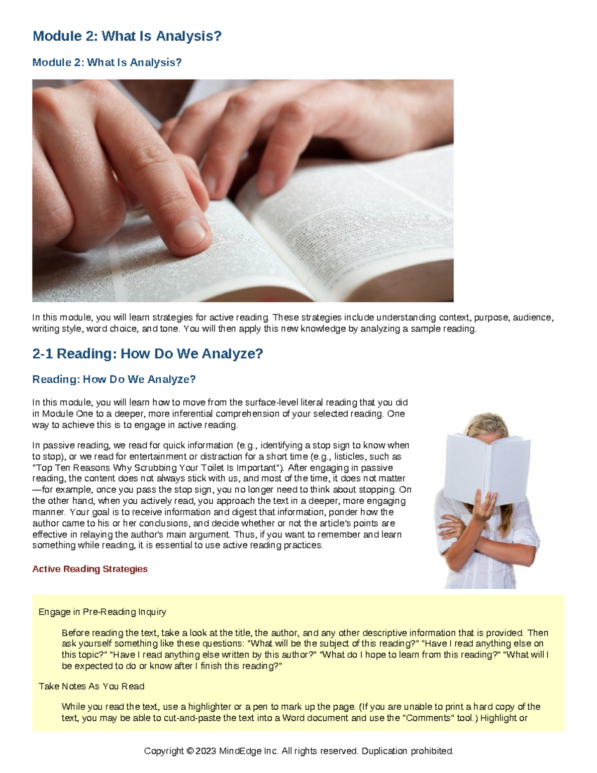 Module 2 What Is Analysis - Module 2: What Is Analysis? Module 2: What ...