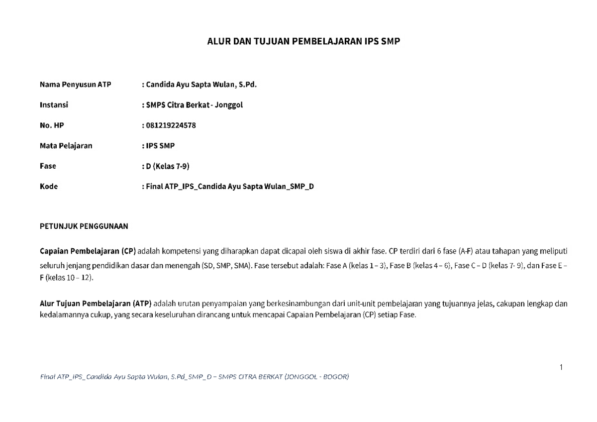 Final ATP IPS Candida Ayu Sapta Wulan SMP D - 1 Final ATP_IPS_Candida Ayu Sapta Wulan, S_SMP_D ...