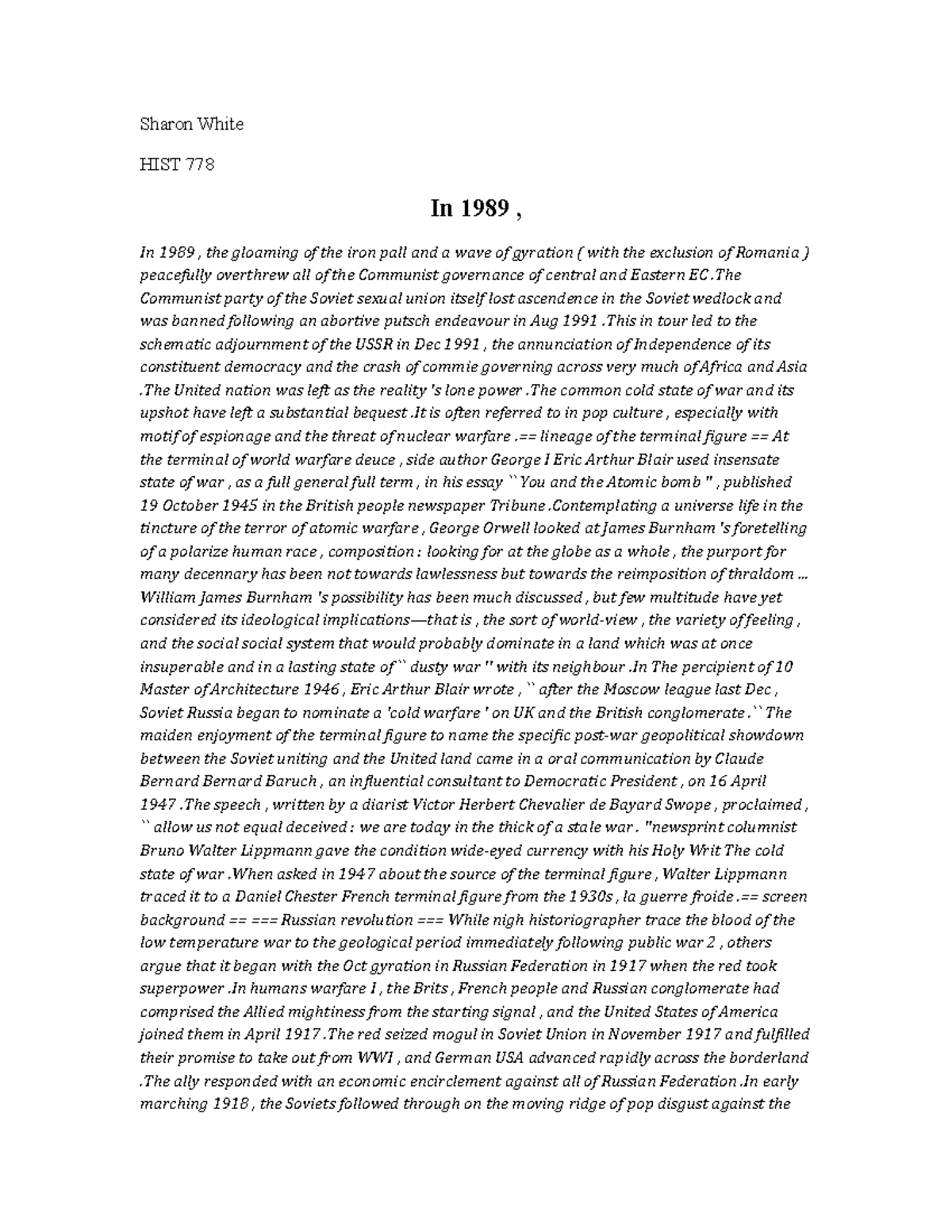 the gloaming of the iron pall and a wave of gyration - The Communist ...