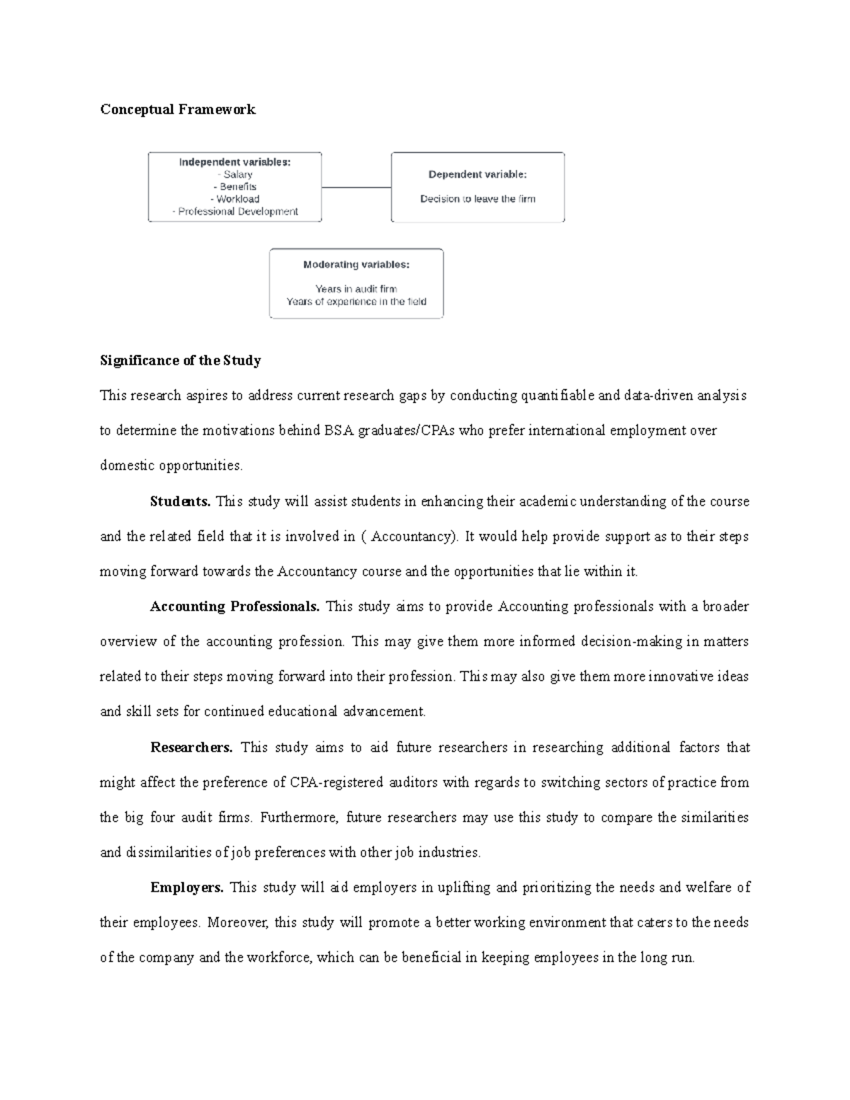 1 - Nnjkkkjjkoslww - Conceptual Framework Significance of the Study ...