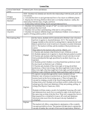 Hydrostatics and Manometry Partial Lab Report - Hydrostatics and ...