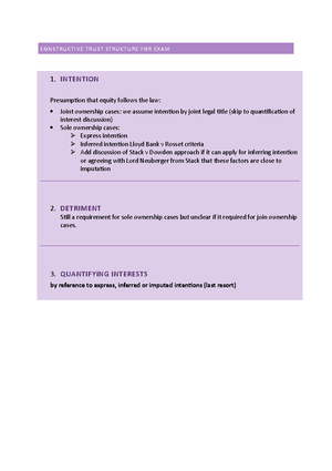 Constructive trust problem question 2 - CONSTRUCTIVE TRUST PROBLEM ...