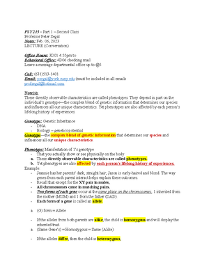 PSY 215 Human Development I - COURSE SYLLABUS Psychology 215 ...