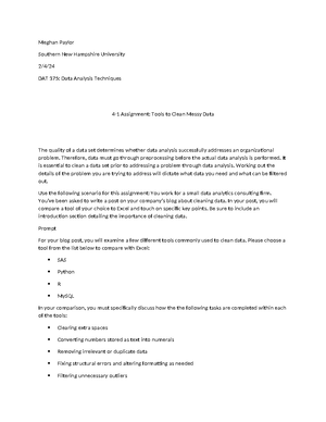 DAT 375 Mod 2 Journal Meg Paylor - Module Two Journal Meghan Paylor ...