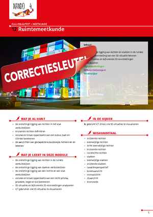 Hfd 10 Ruimtemeetkunde 4de jaar - Hfd 10 : Ruimtemeetkunde 10 Het ...