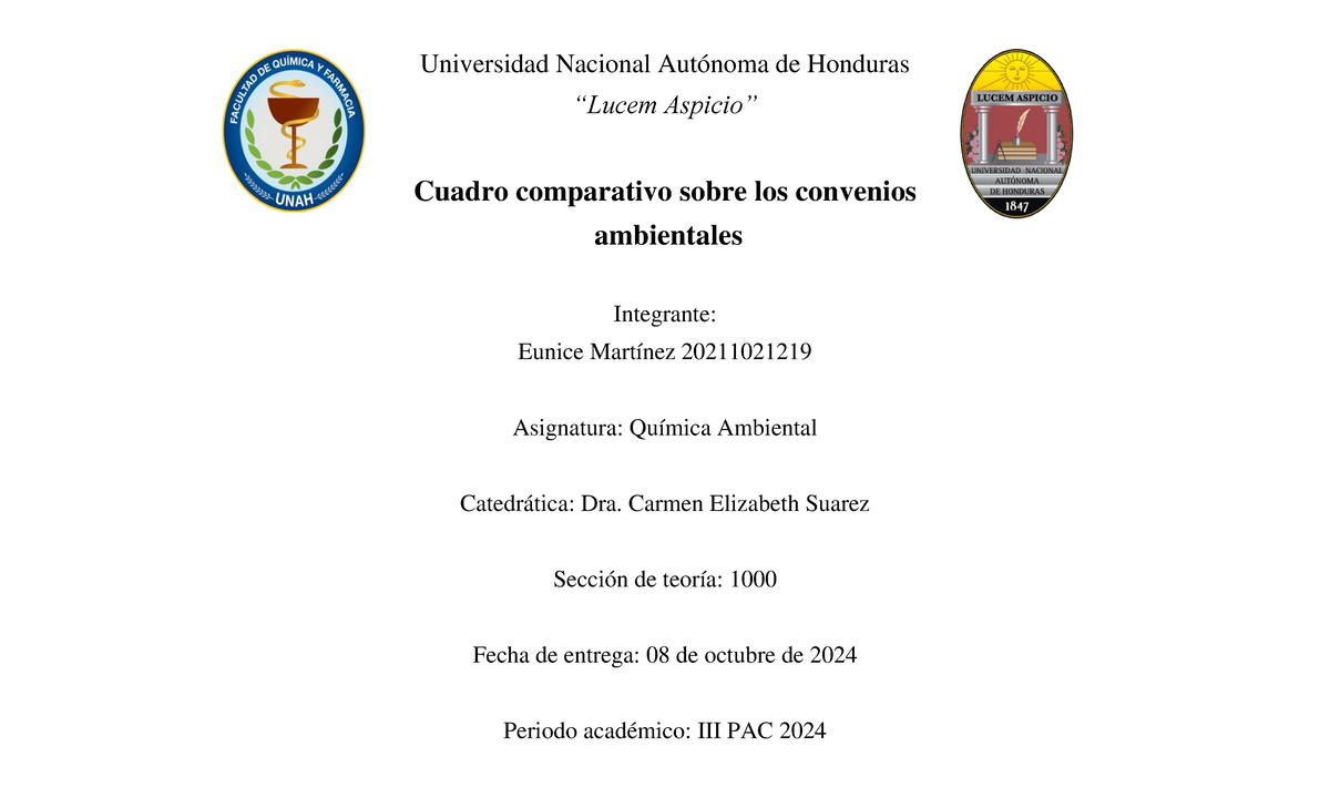 cuadrocomparativo - Universidad Nacional Autónoma de Honduras “Lucem ...