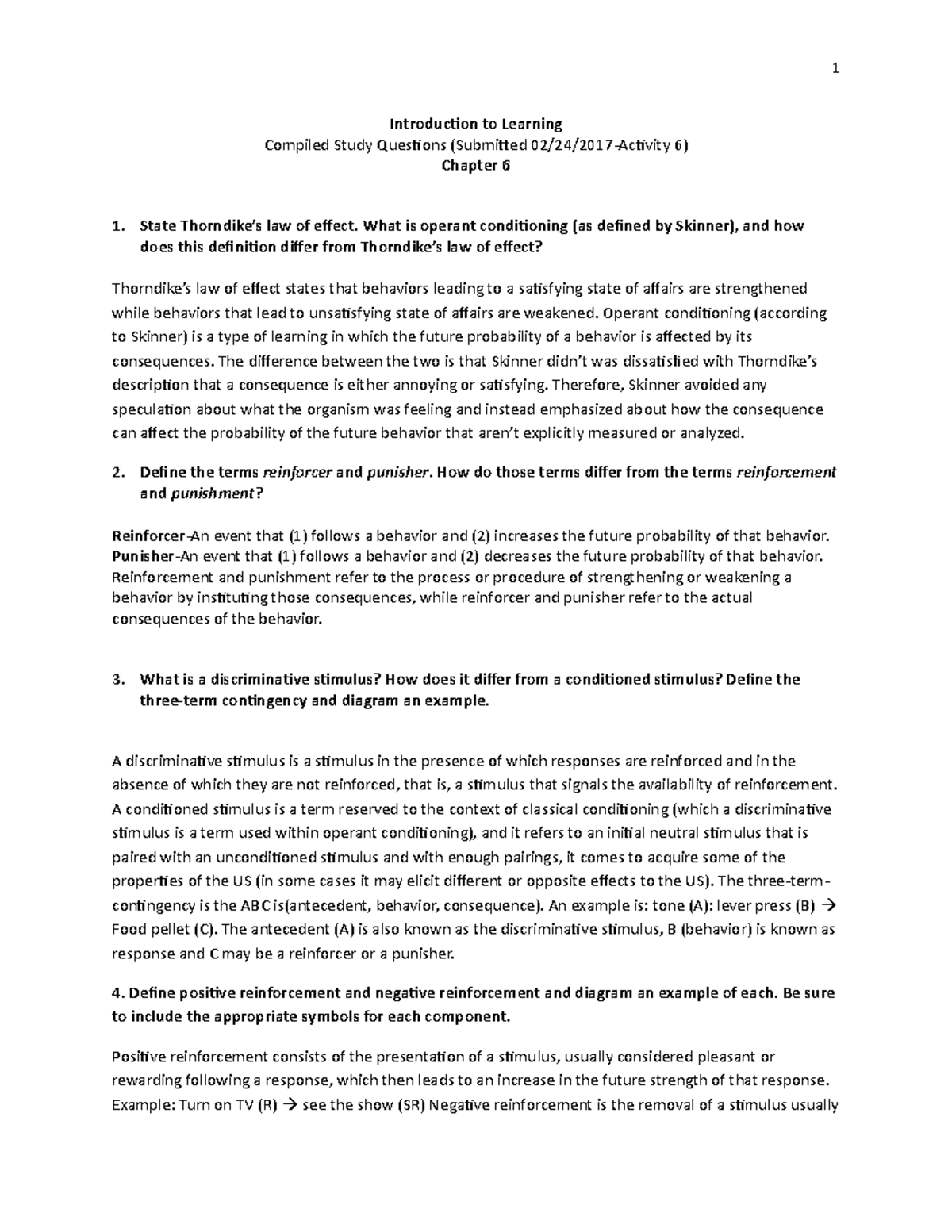 Introduction to Learning Chapter6 - Introduction to Learning Compiled ...