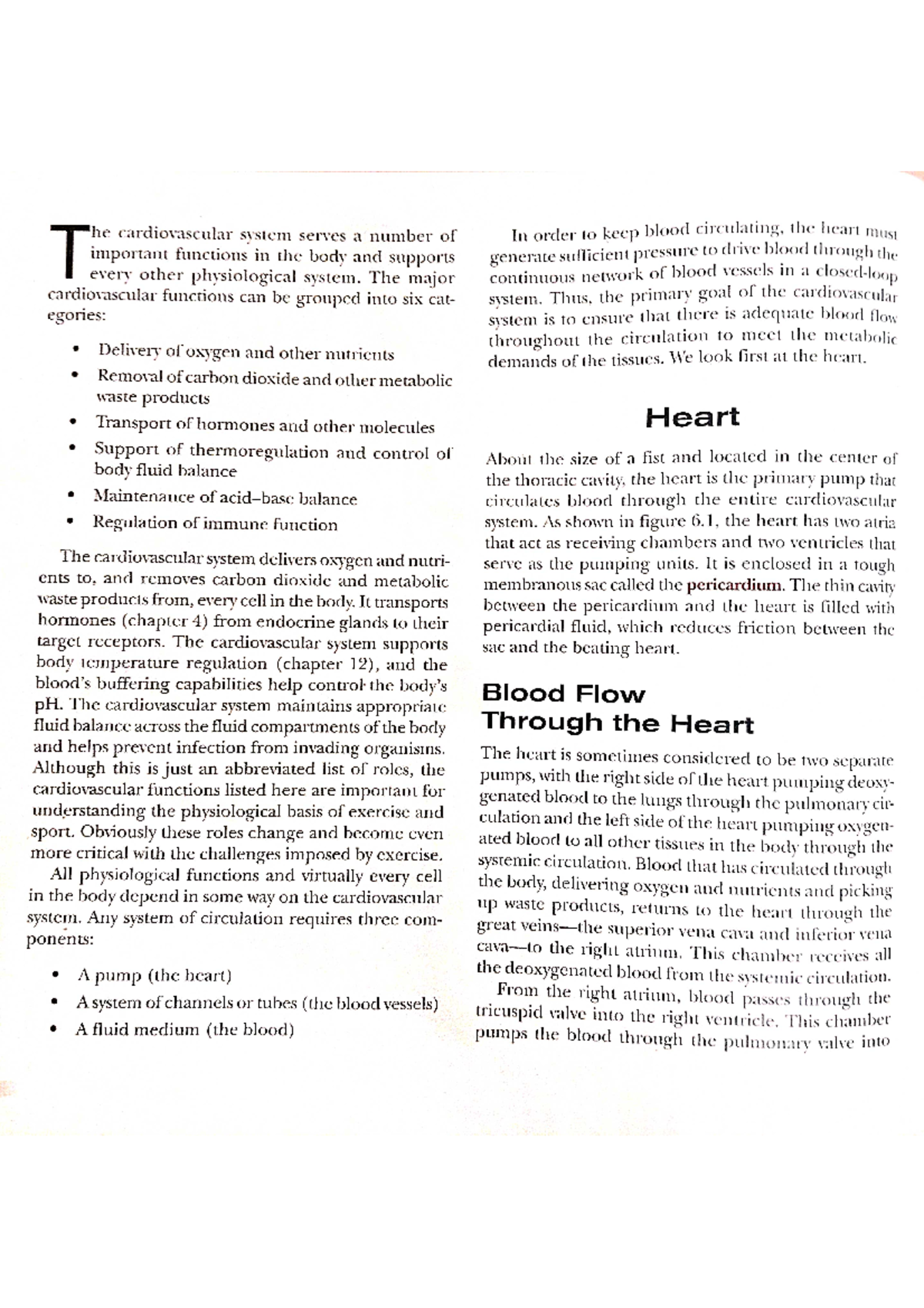 Heart the whole note - Humman Antomy And physiology - UoK - Studocu