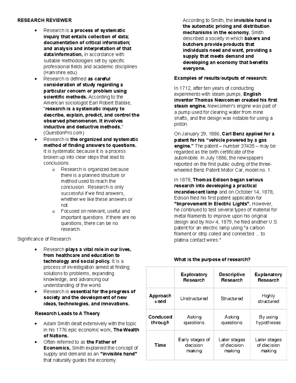 Research Reviewer - RESEARCH REVIEWER Research is a process of ...
