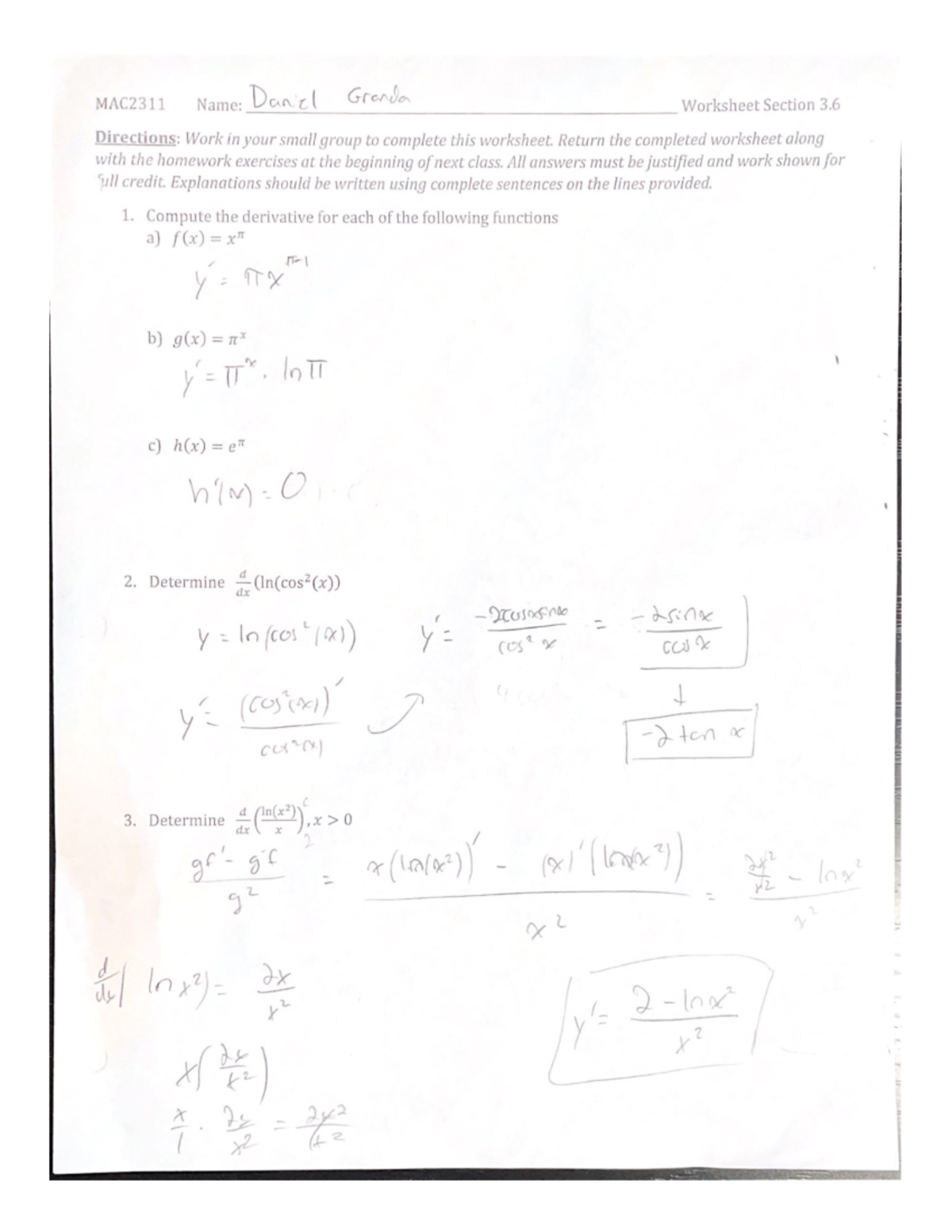 HW3 - HW from book - MAC 2311 - Studocu