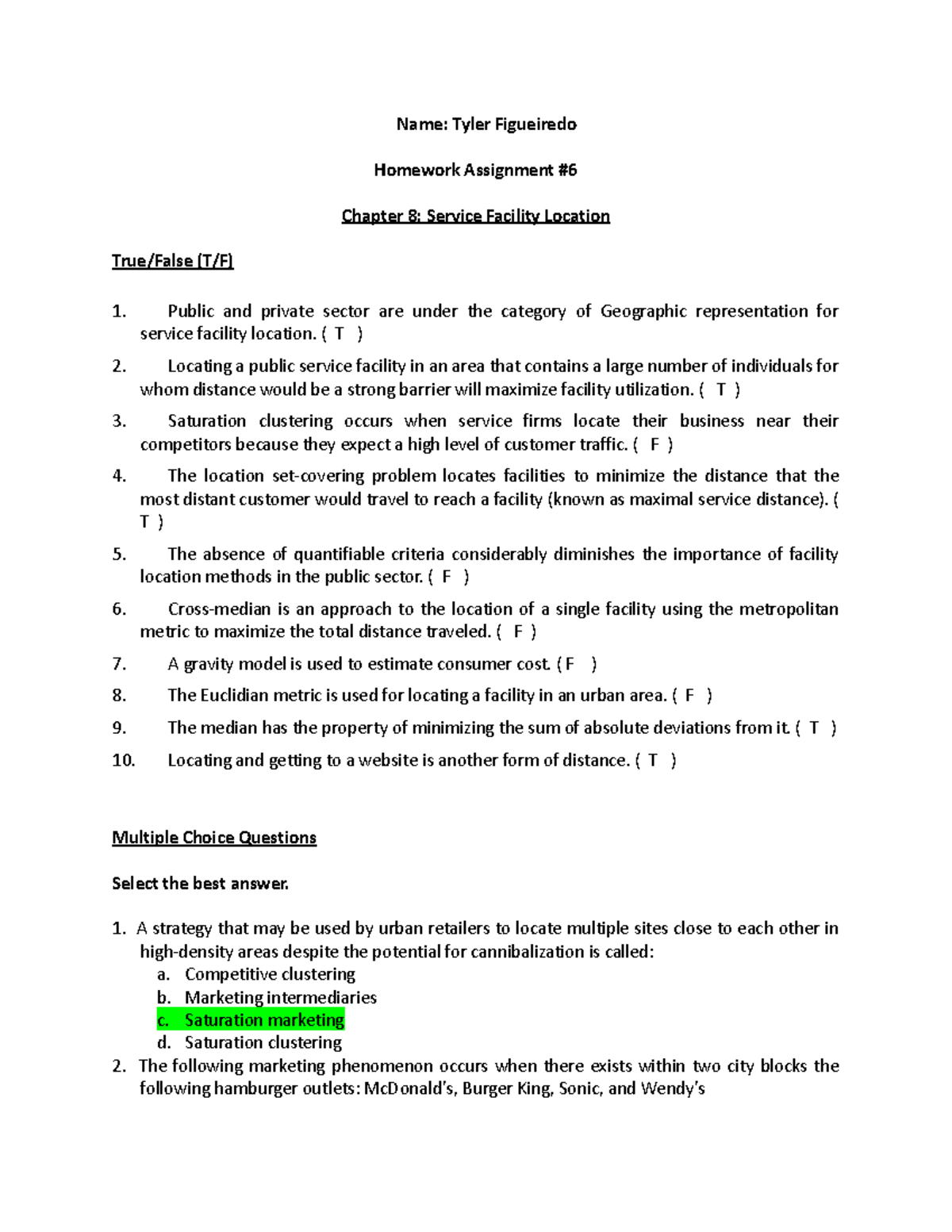 QSO 310 Module 6 Assignment - Name: Tyler Figueiredo Homework ...