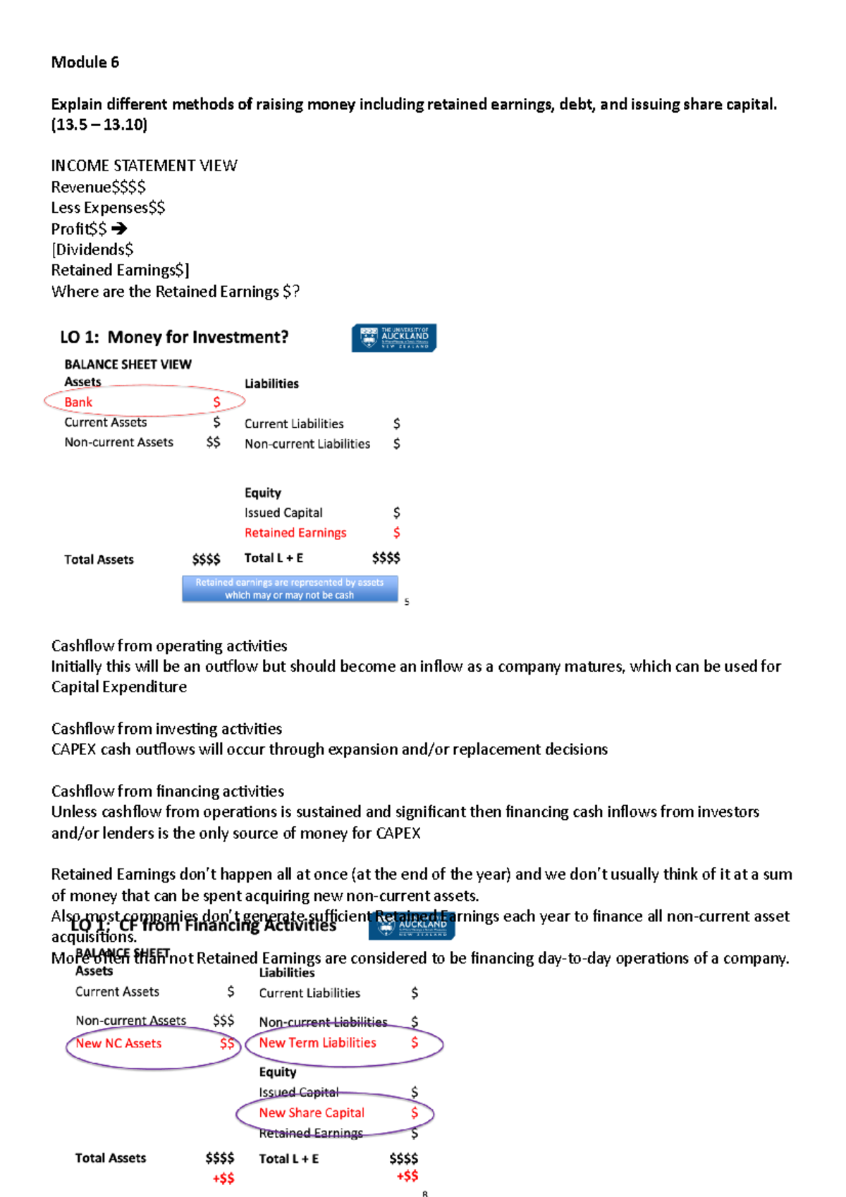 Module 6 - acctg - Accounting - Massey University - Studocu