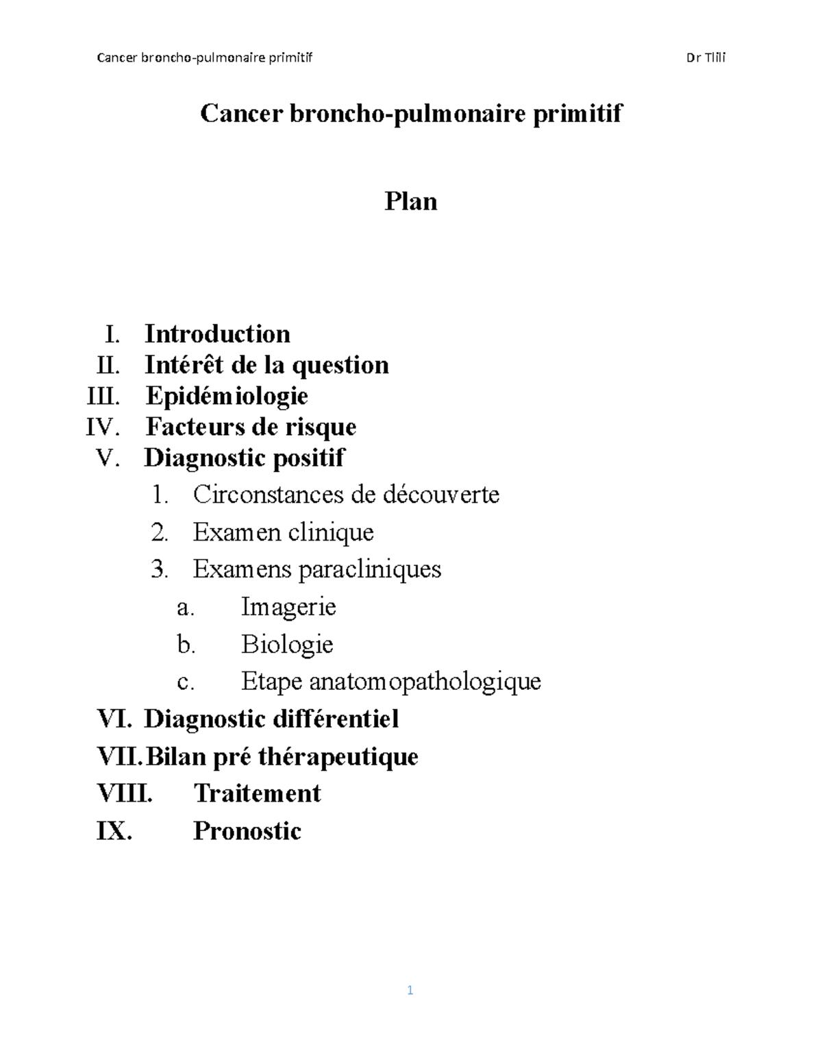 Pneumo 4an poly-cancer bronchopulmonaire primitif 2021tlili - Cancer ...