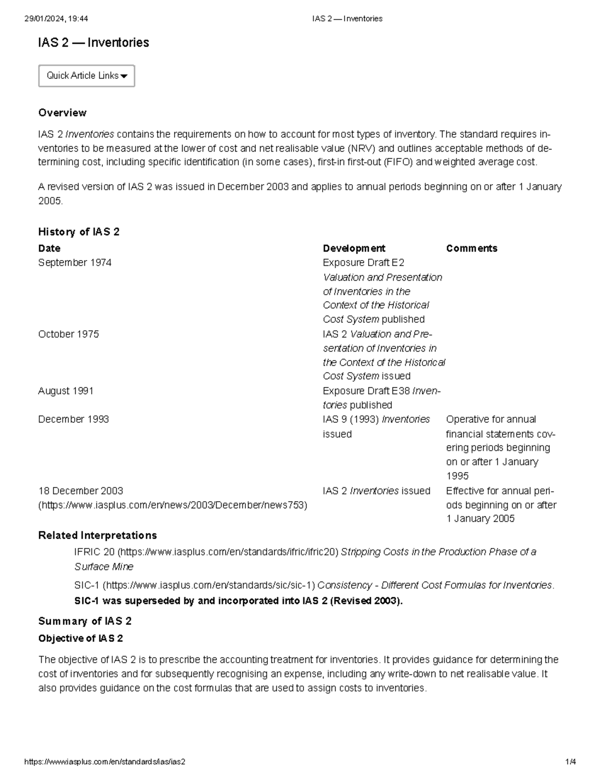 IAS 2 — Inventories - International Accounting Standard Lecture - IAS 2 ...