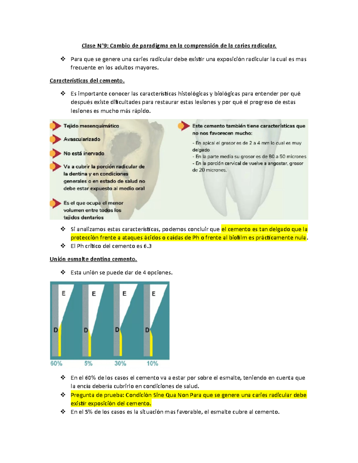 Clase N9 Caries radiculares - Clase N°9: Cambio de paradigma en la comprensión de la caries ...