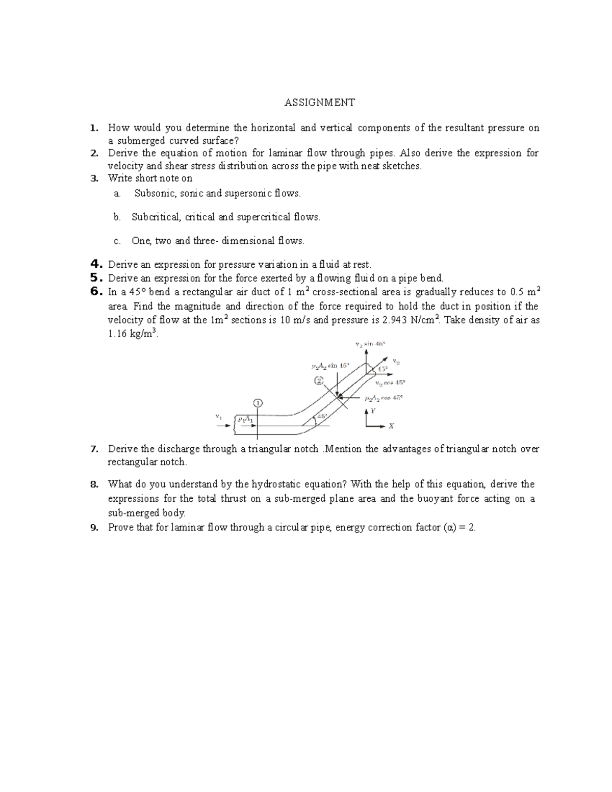 Assignment 3 FM - ASSIGNMENT How would you determine the horizontal and ...