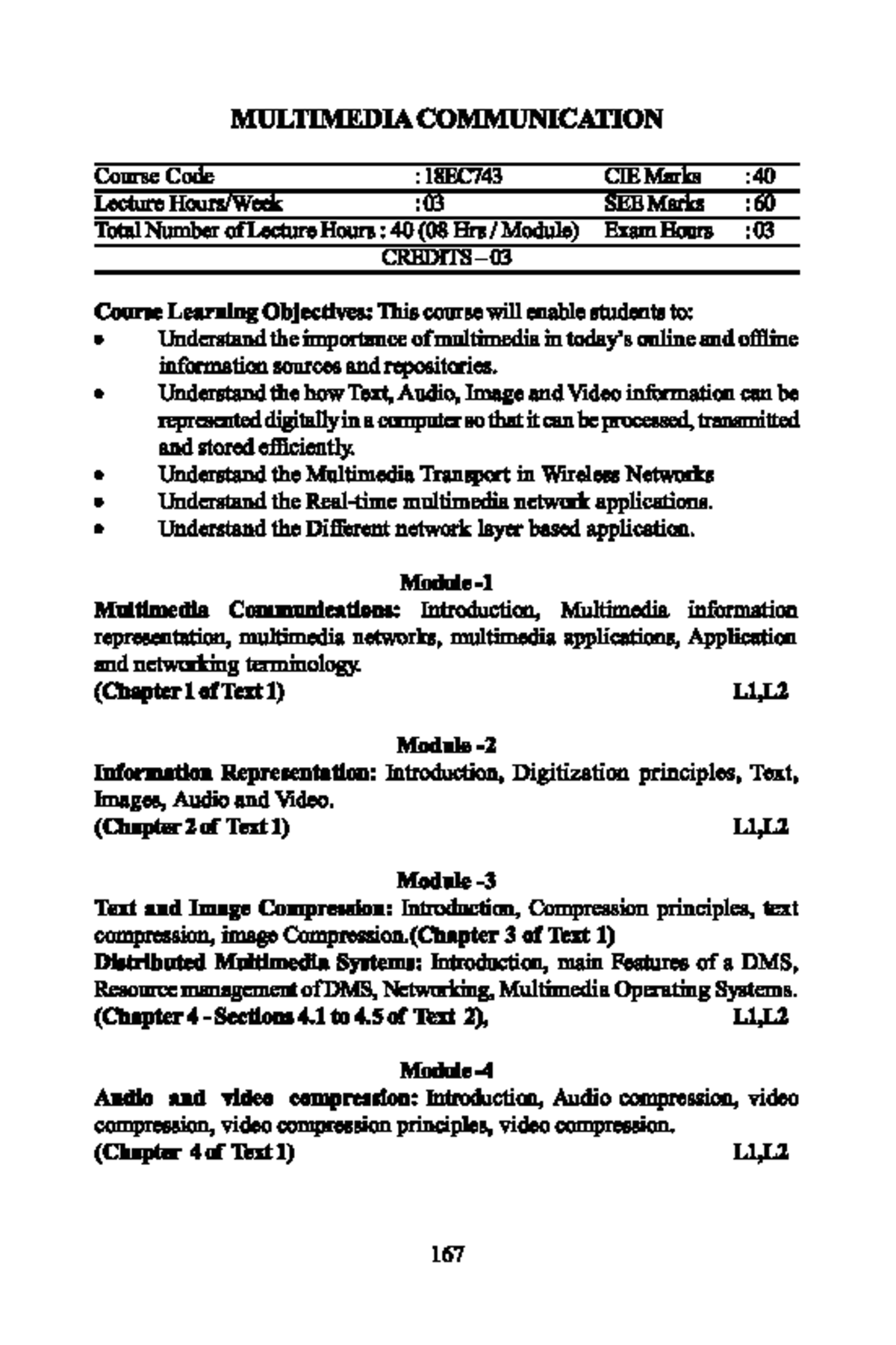Multimedia Communication Syllabus - Studocu