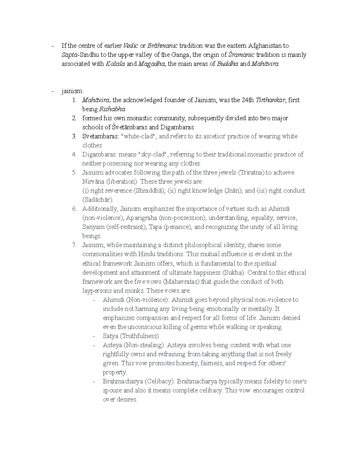 sramanic + rta + Puruartha Chatushtaya - If the centre of earlier Vedic ...