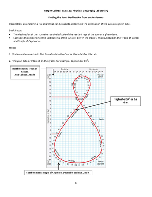 Lab 1 Determining Location - Harper College. GEG 112: Physical ...