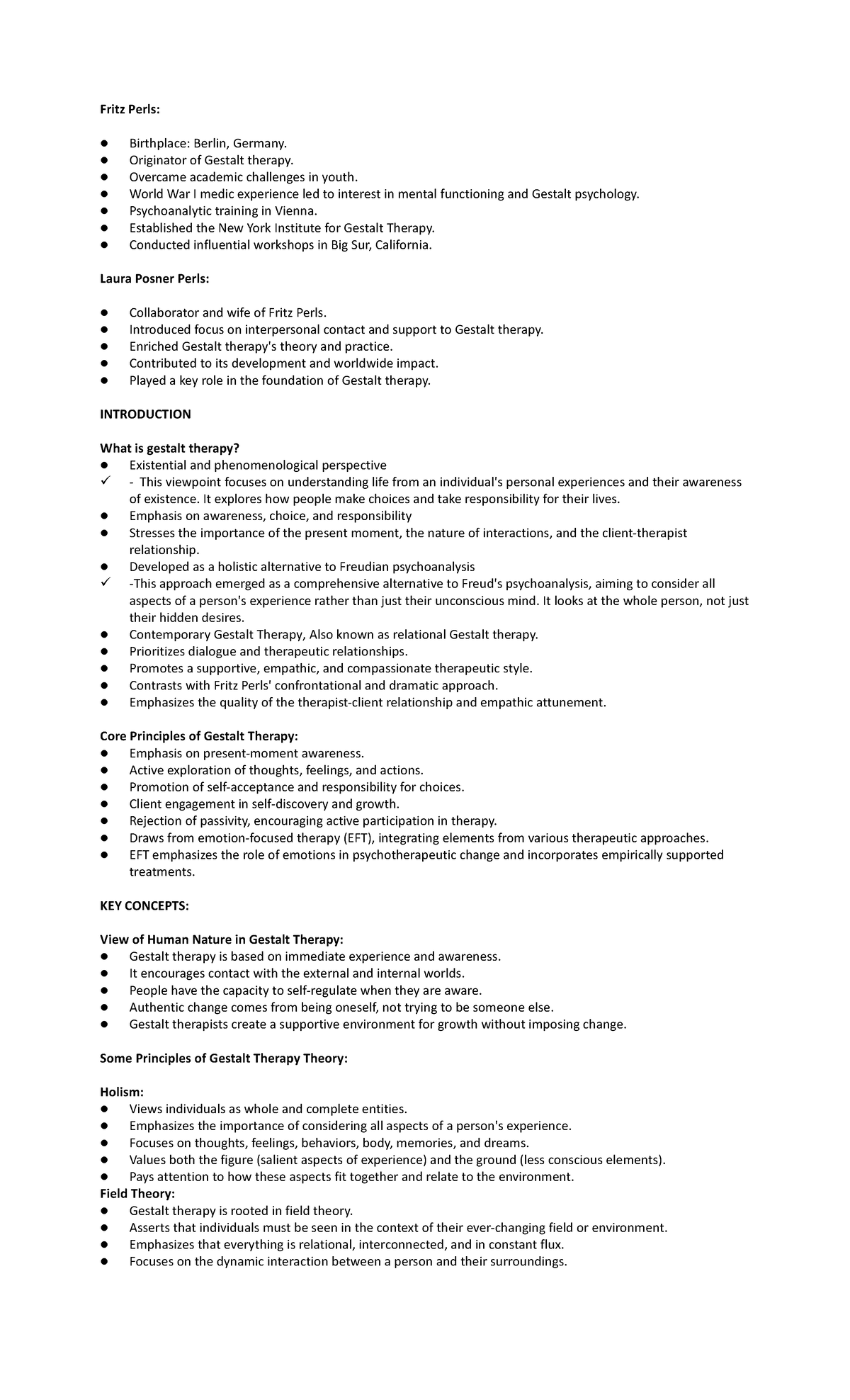 Gestalt-therapy-report - Fritz Perls: Birthplace: Berlin, Germany ...