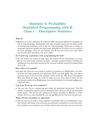 Lab 4 Simple Linear Regression - Statistics & Probability Statistical ...