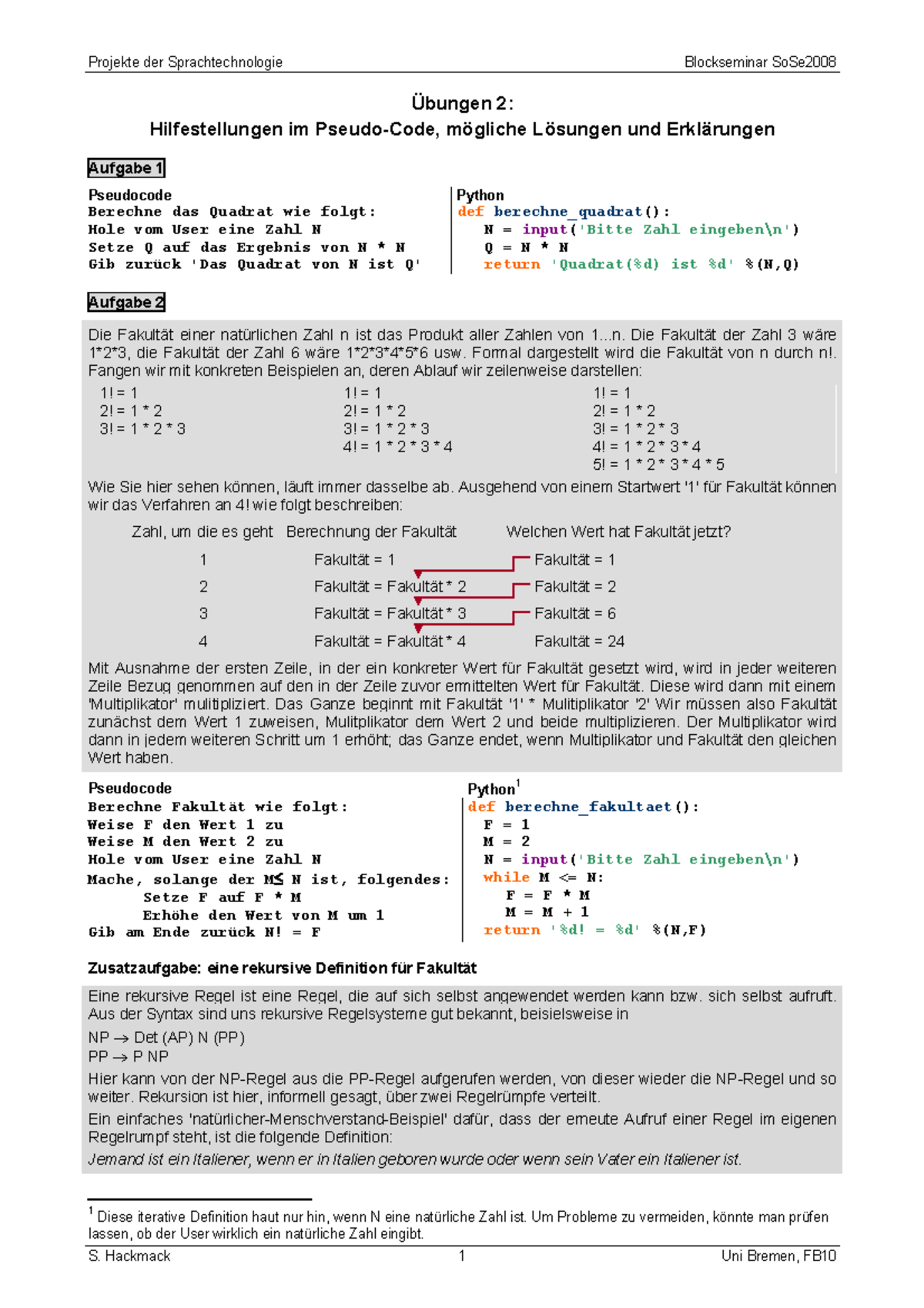 Python - Mathematik - Studocu
