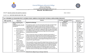 Case study of Acute Appendicitis - CARING FOR THE PATIENT WITH ACUTE ...