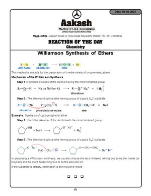Etard Reaction - Xdjdj - (1) Etard reaction is a chemical reaction that ...