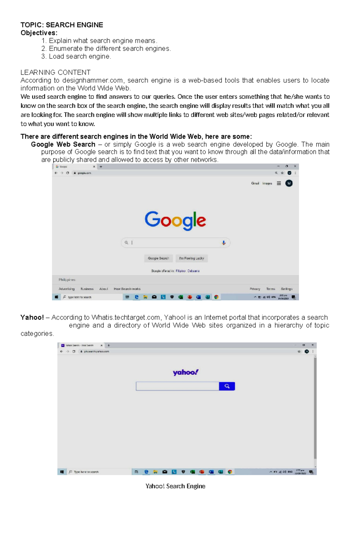 Module with activity - this will give you another information about ...