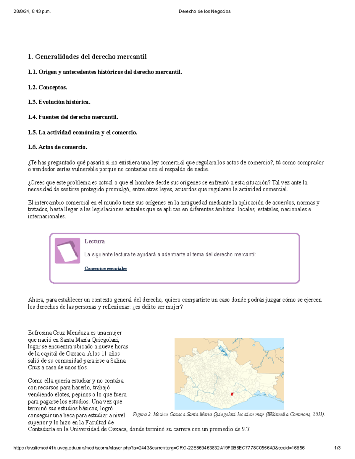 01 Generalidades del derecho mercantil - Figura 2. Mexico Oaxaca Santa ...