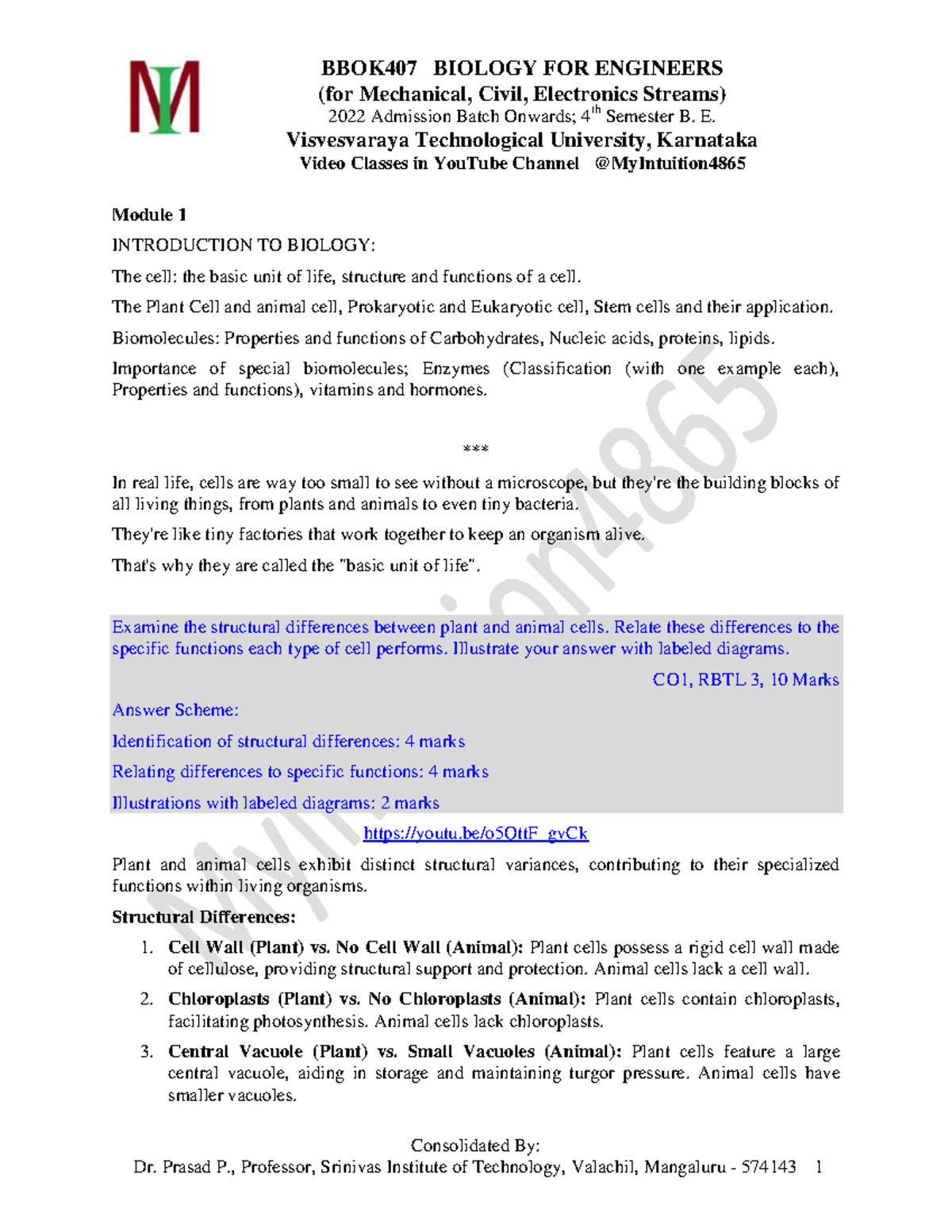 DRPs Notes BBOK407 ME, Civil, ECE, EEE streams Module 1 Part 1 - (for ...