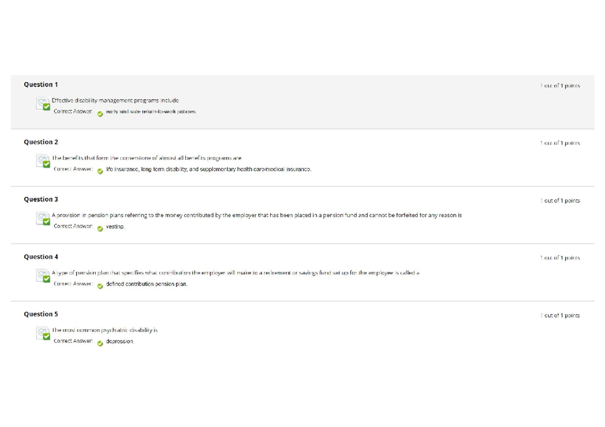 Quiz9 - Multiple choice questions for practicing HRM 5003 course - HRM ...