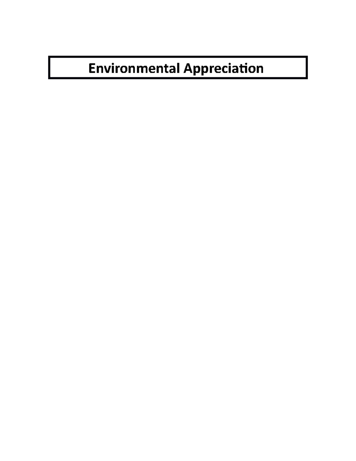 BTNY 1403 Environmental-Appreciation - Environmental Appreciation ...