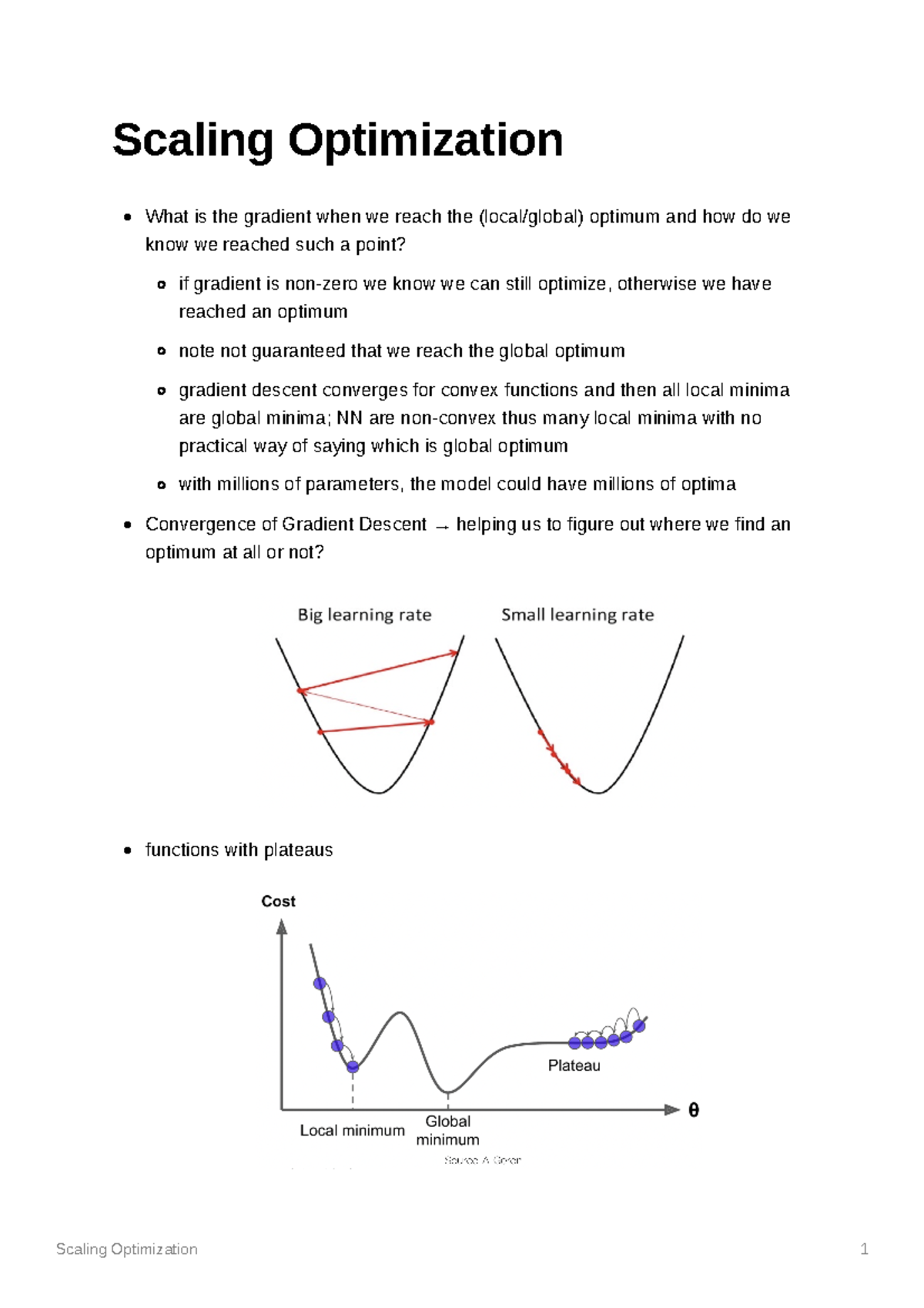 L4 Scaling Optimization - Scaling Optimization What is the gradient ...