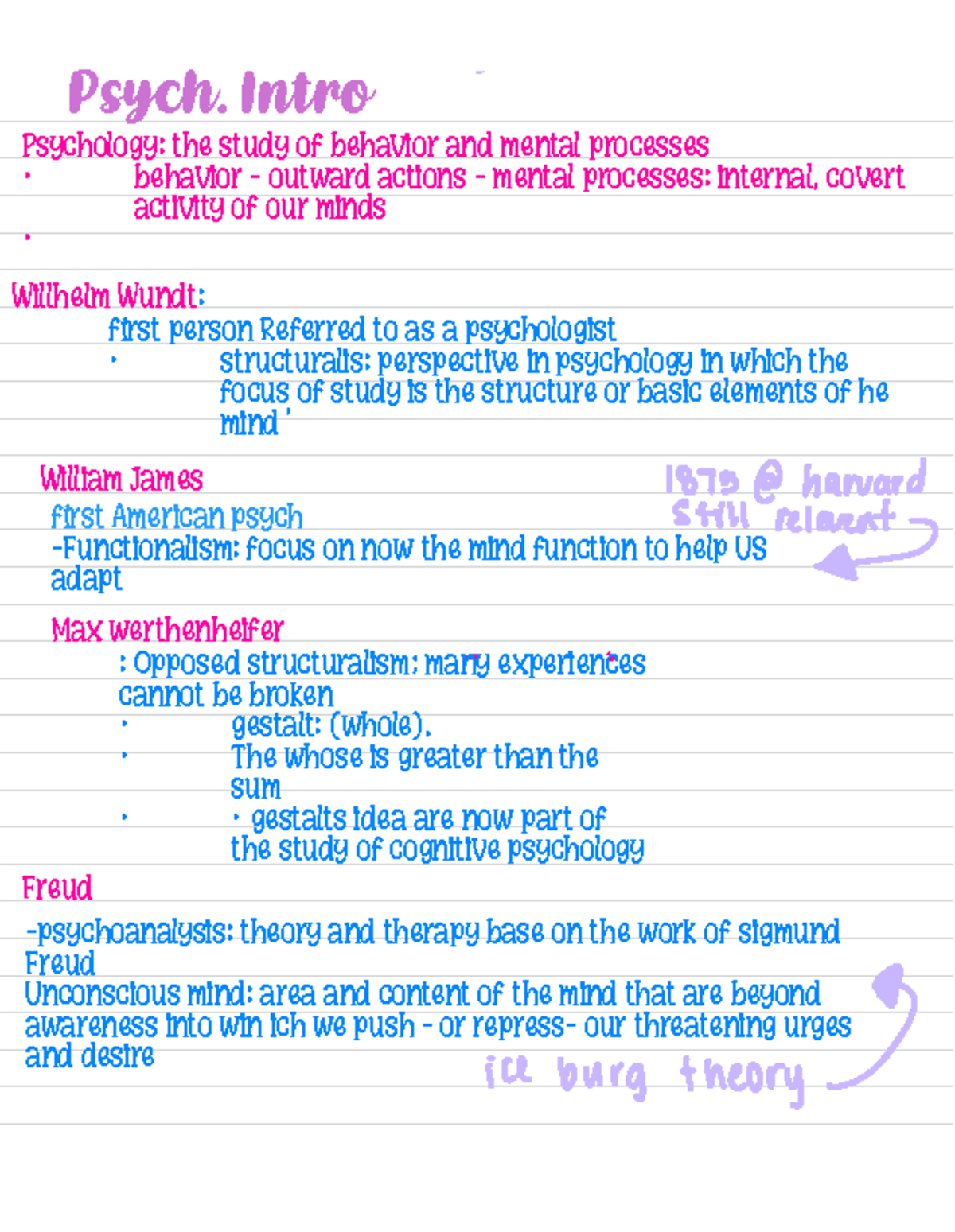 general Psych intro - Psych. Intro Psychology: the study of behavior ...