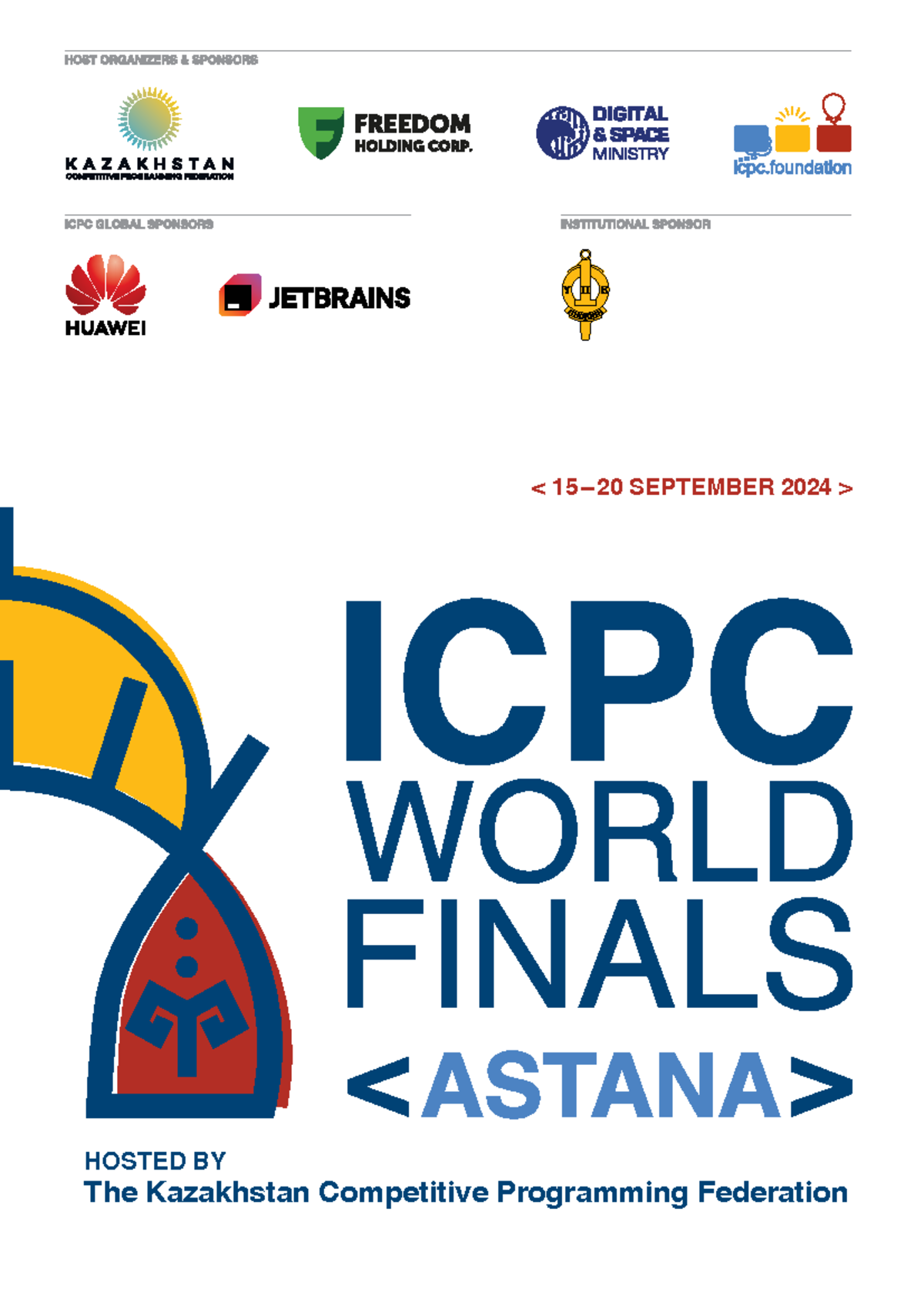 World finals 2024 brochure - ####### HOSTED BY The Kazakhstan ...